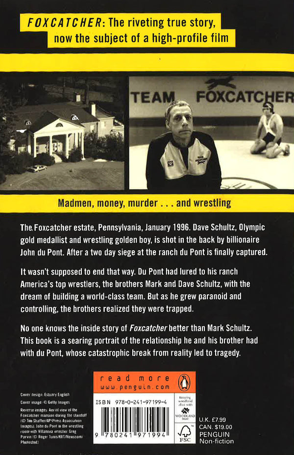 Foxcatcher: A True Story Of Murder, Madness, And The Quest For Olympic ...