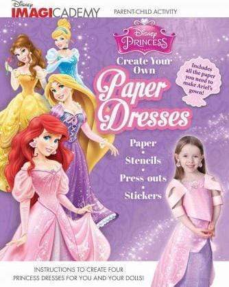 Disney Princess: Create Your Own Paper Dresses - Big Bad Wolf Books Sdn ...