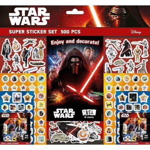 Star Wars Super Sticker Set 500 Pcs - Big Bad Wolf Books Sdn Bhd ...